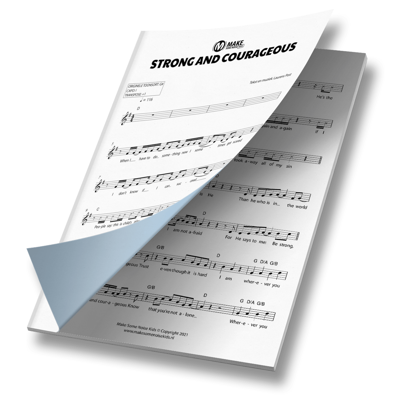 Strong And Courageous (Lead Sheet) - Make Some Noise Kids